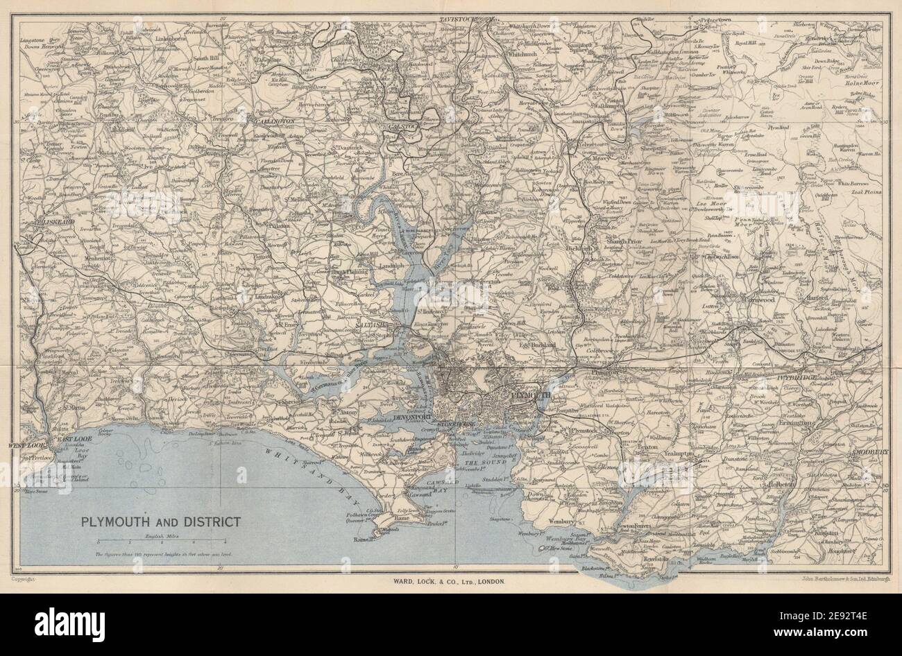 Map of tavistock hi-res stock photography and images - Alamy