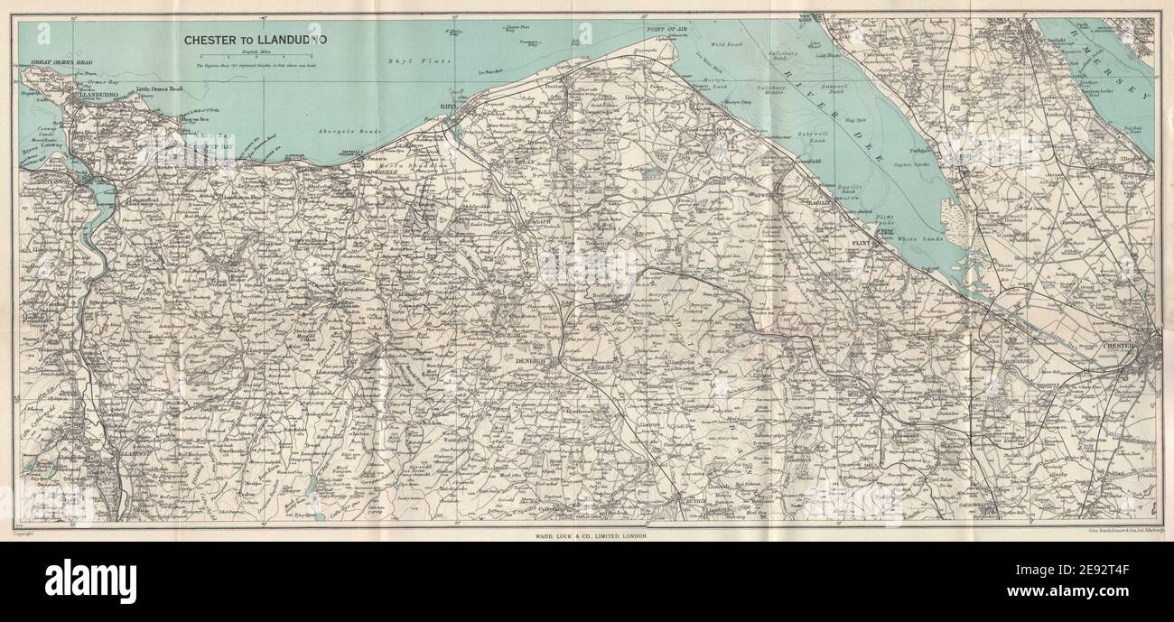 Rhyl map hi-res stock photography and images - Alamy