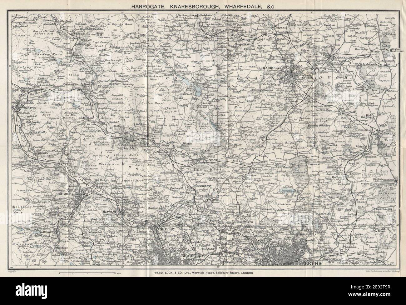 Map of knaresborough hi-res stock photography and images - Alamy