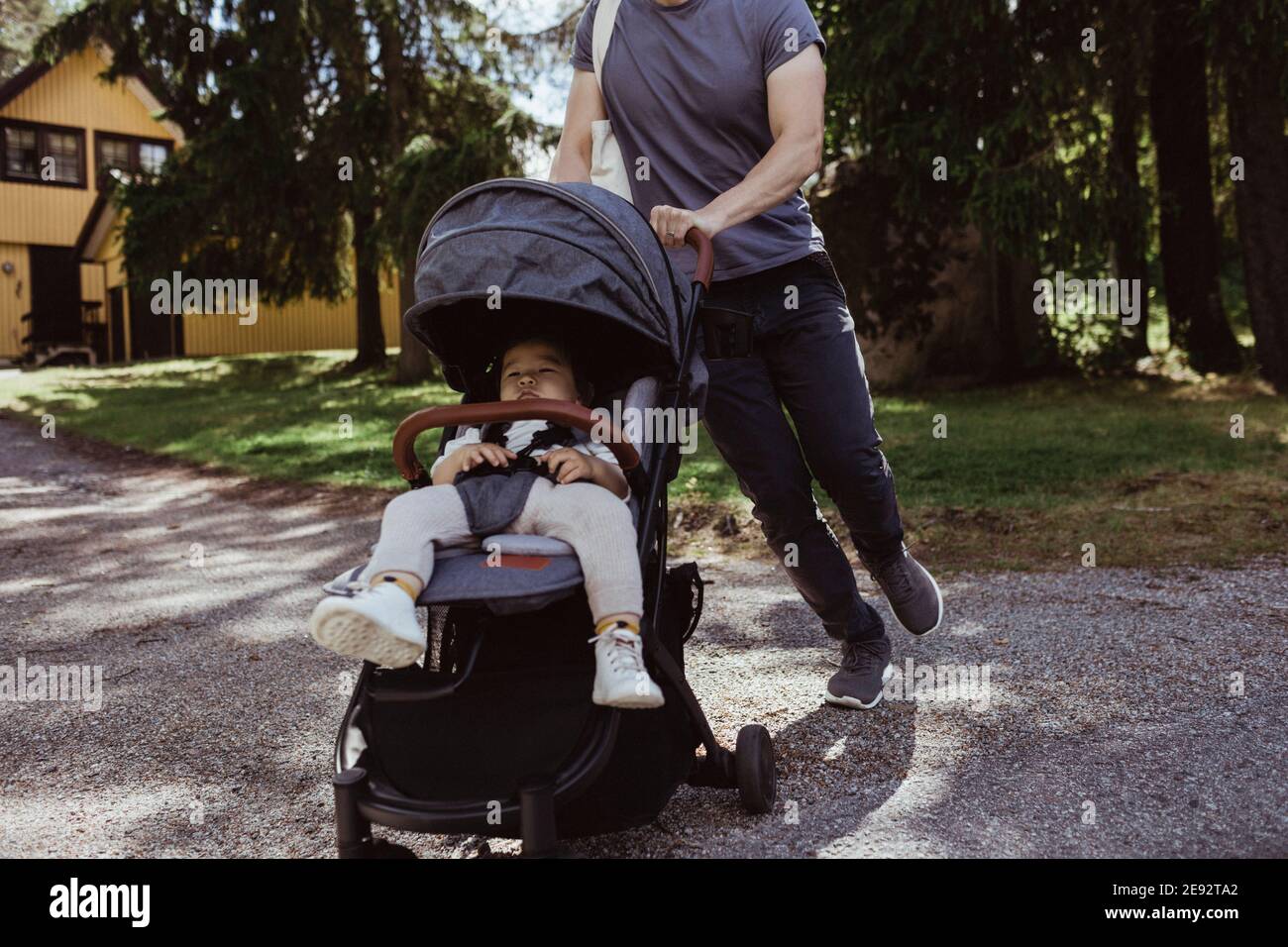 Baby carriage road hi-res stock photography and images - Alamy