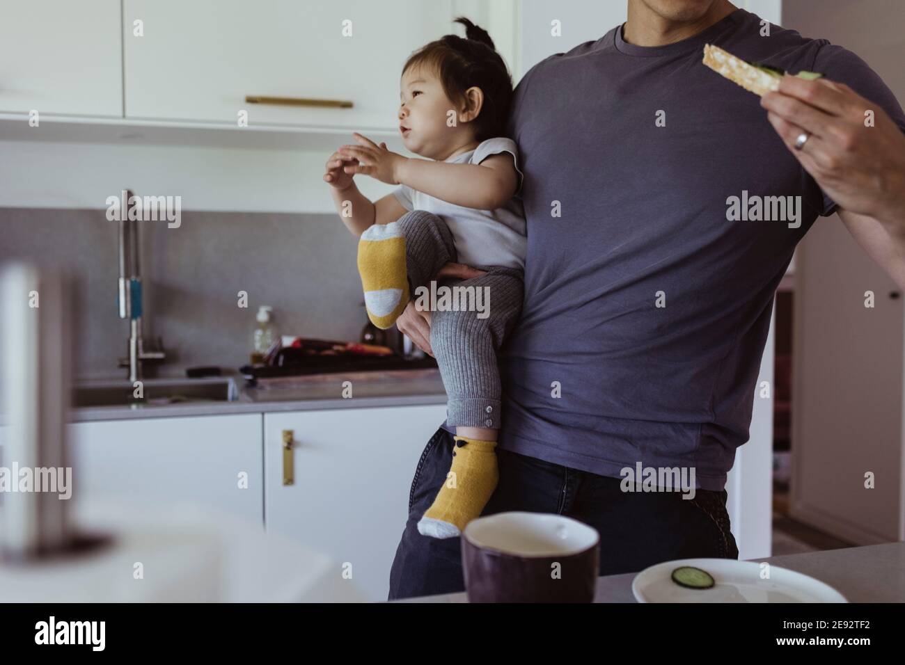 Father eating hi-res stock photography and images - Alamy