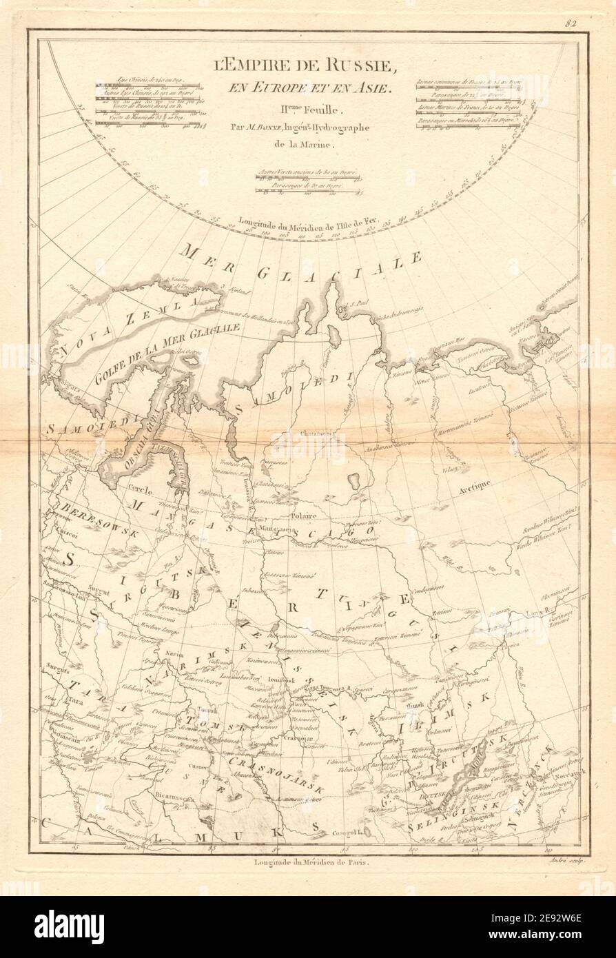 18th century map russia empire hi-res stock photography and images - Alamy