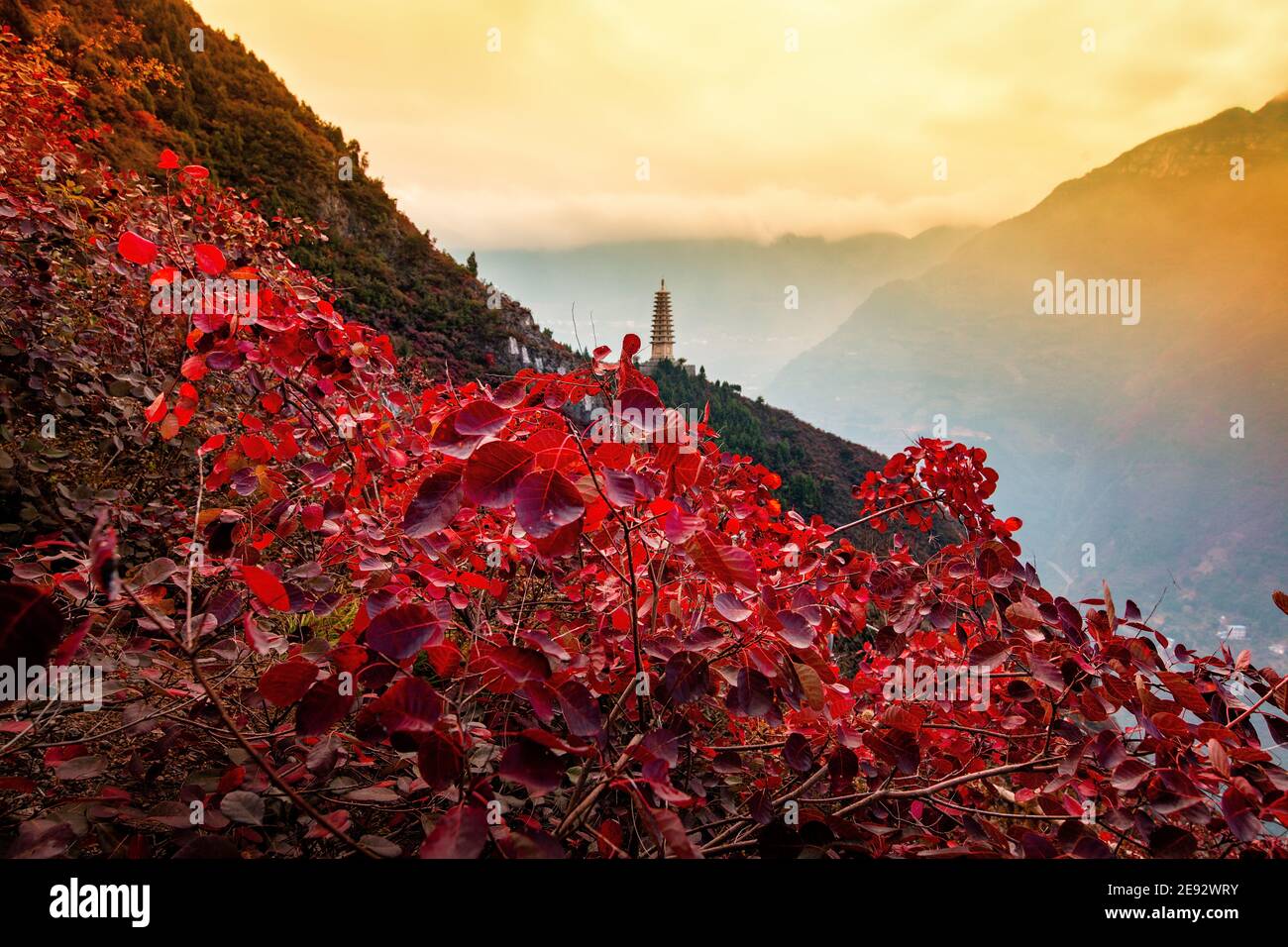 Chongqing three gorges scenery Stock Photo - Alamy