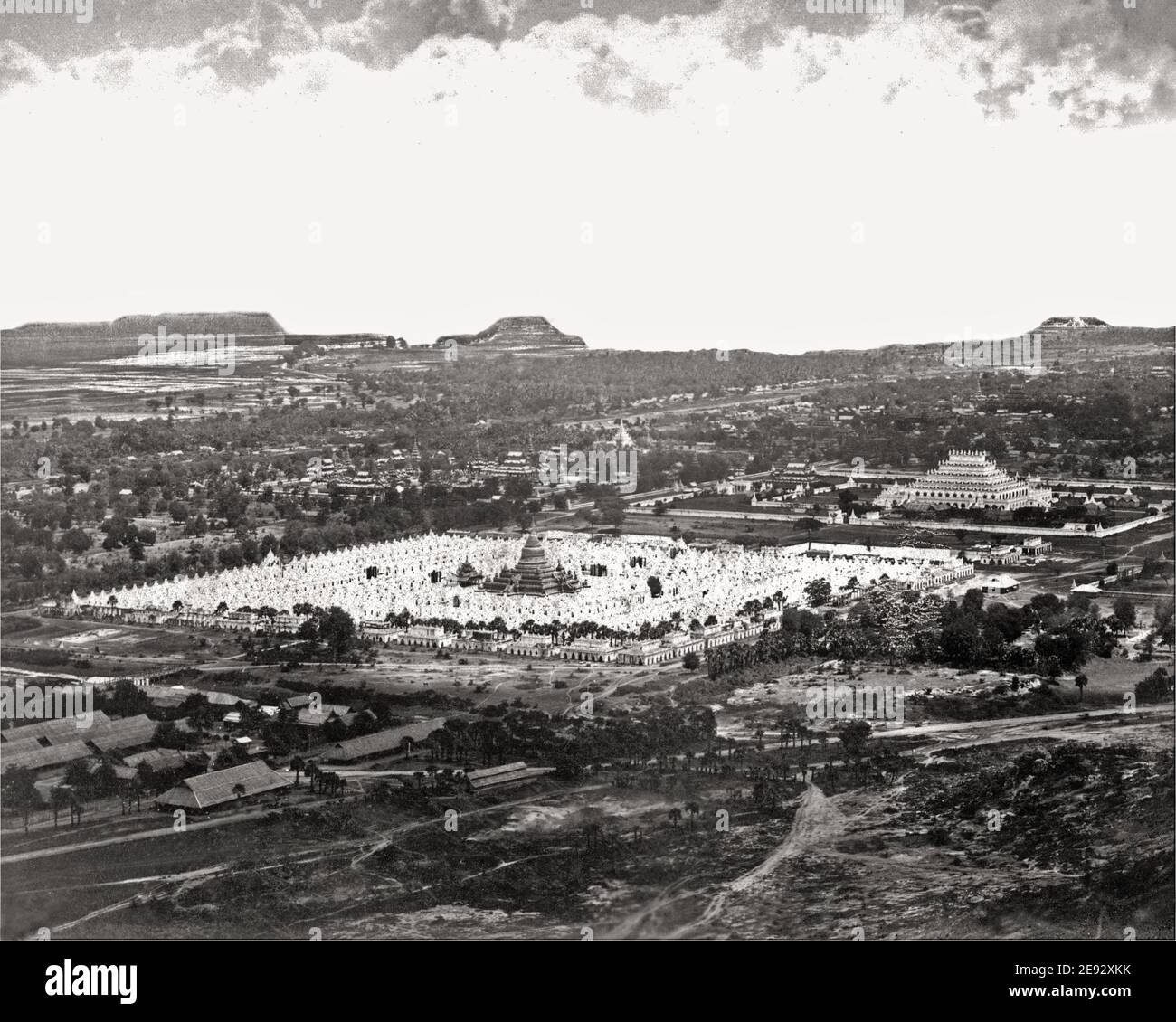 Late 19th century photograph - 'Incomparable Pagoda' Mandalay, Burman ...