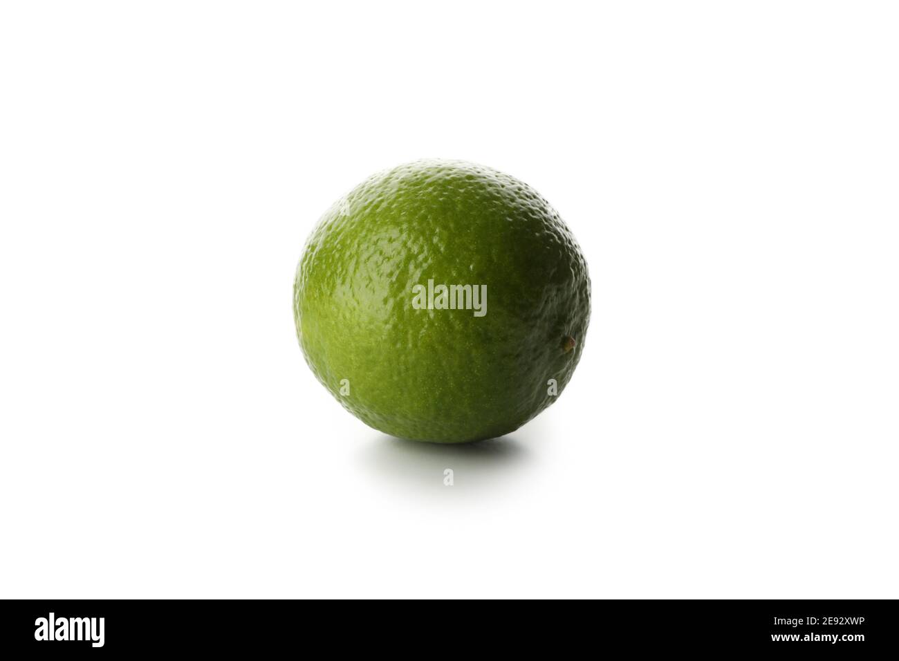 Fresh ripe lime isolated on white background Stock Photo - Alamy