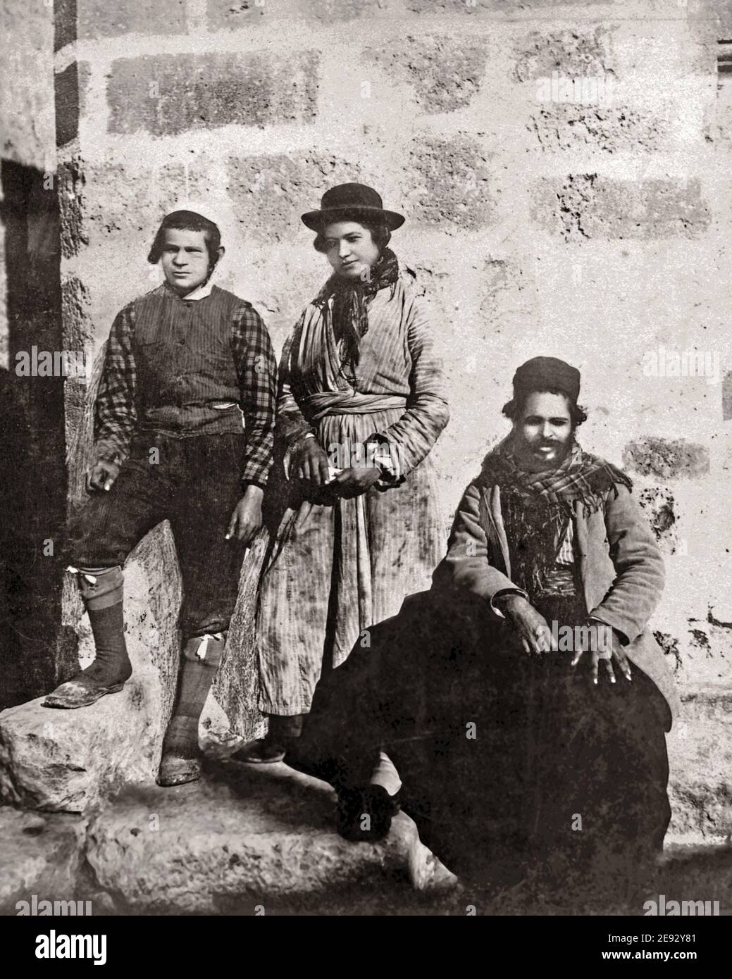Late 19th century photograph - Jewish Group, middle east / north Africa ...
