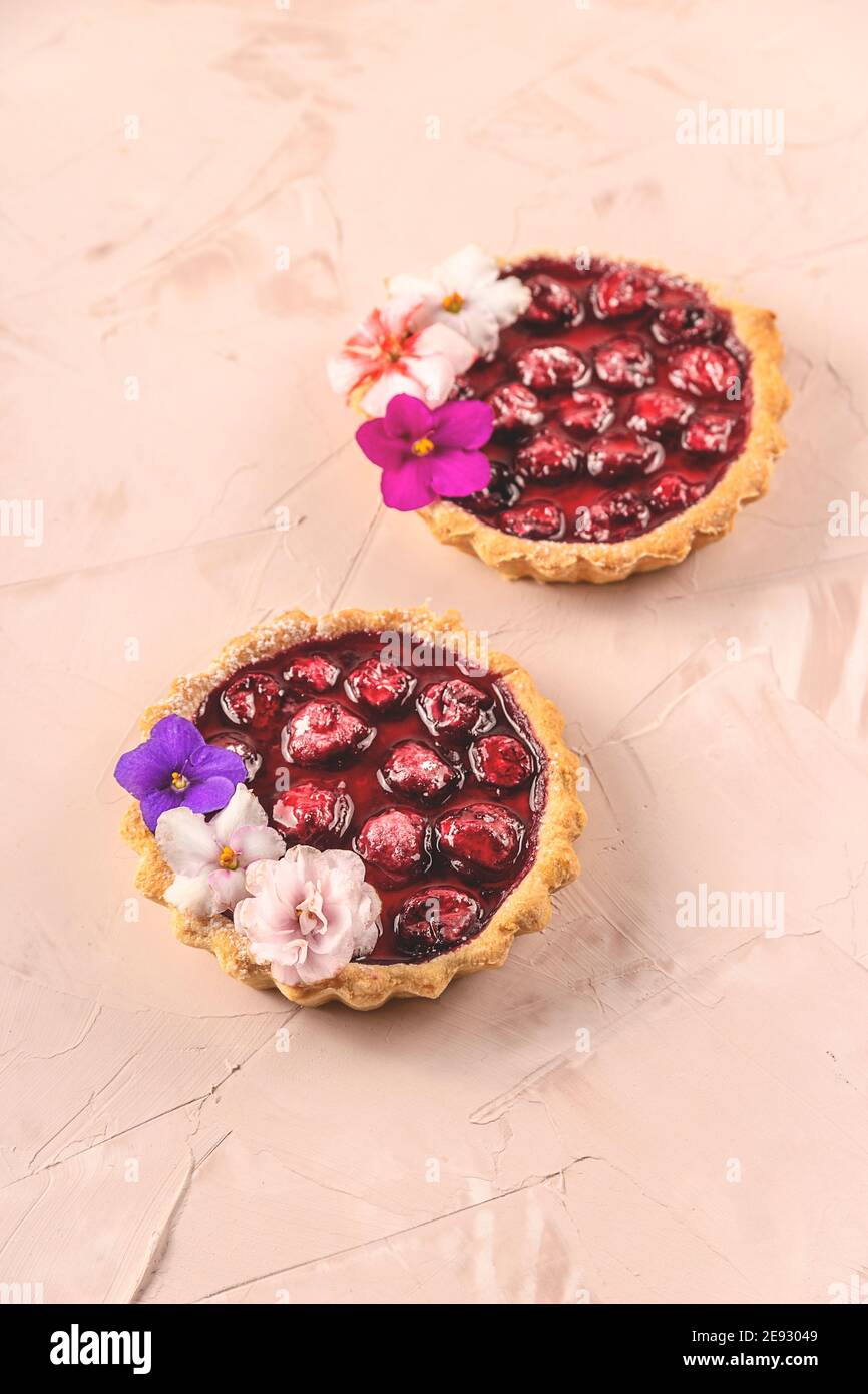 Cherry pie flower hi-res stock photography and images - Alamy