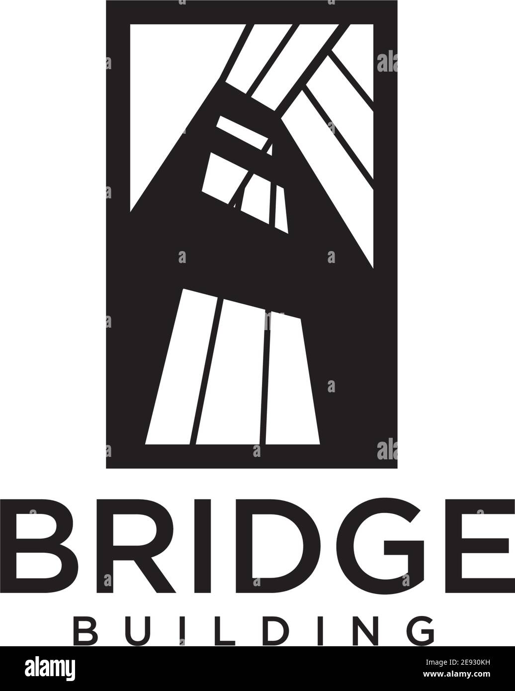 Column bridge construction Stock Vector Images - Alamy