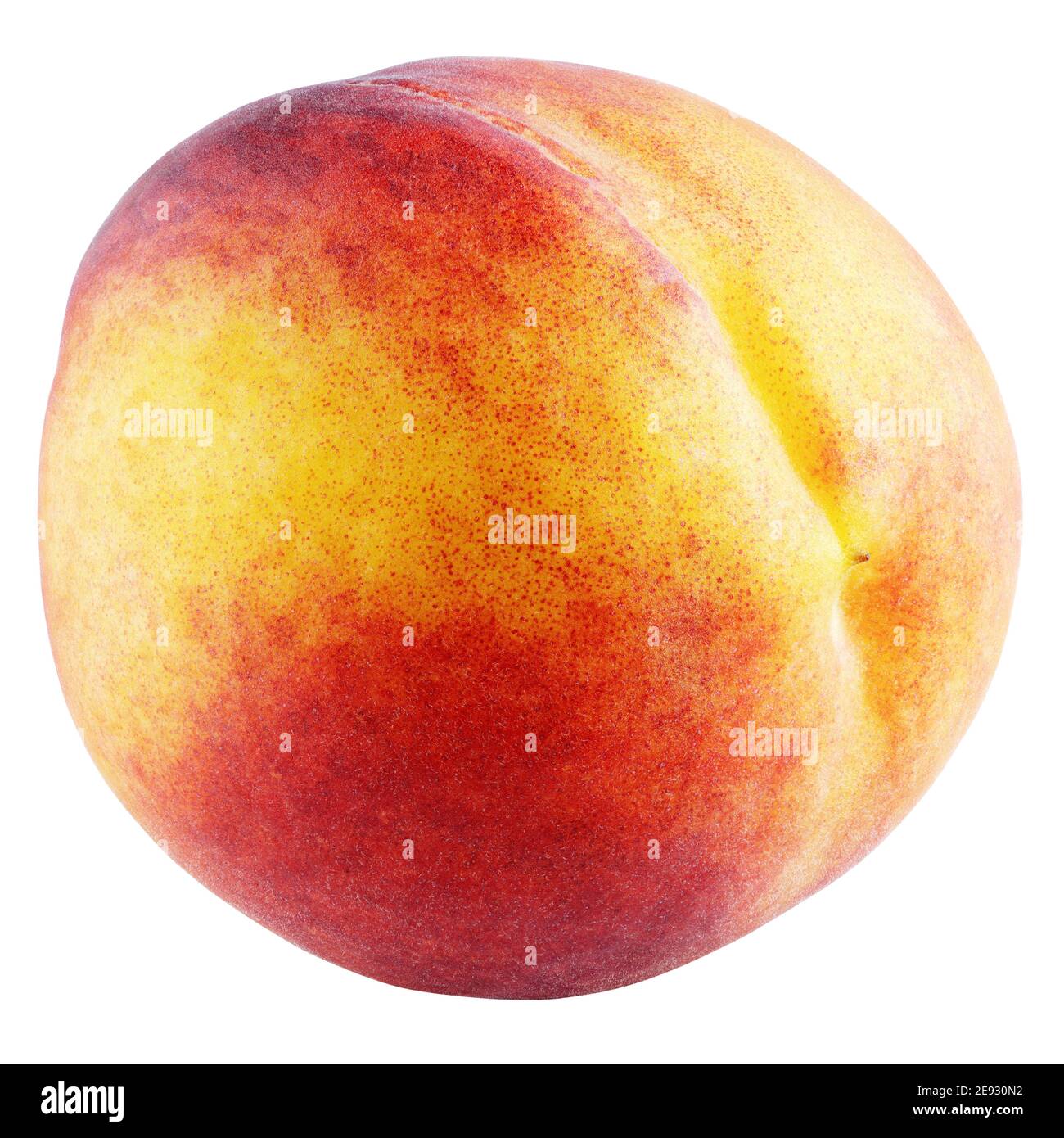 Ripe peach one segment cut hi-res stock photography and images - Alamy