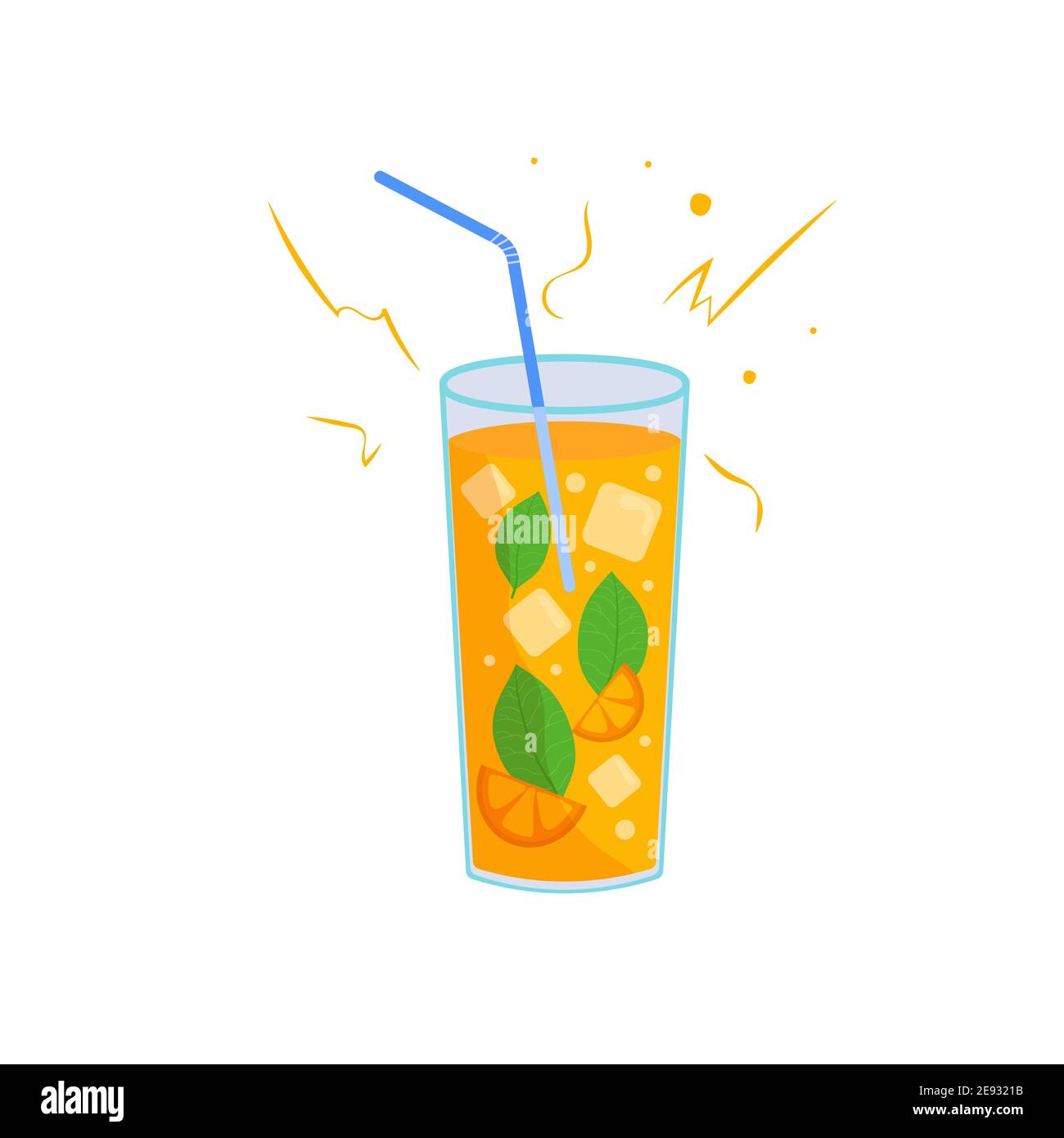 Tropical Cocktails Alcoholic Summer Drinks In Glasses Mojito Vodka