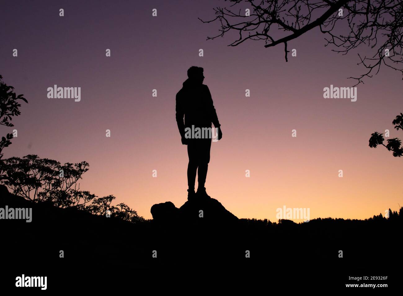 Photos of a man in the nature Stock Photo - Alamy