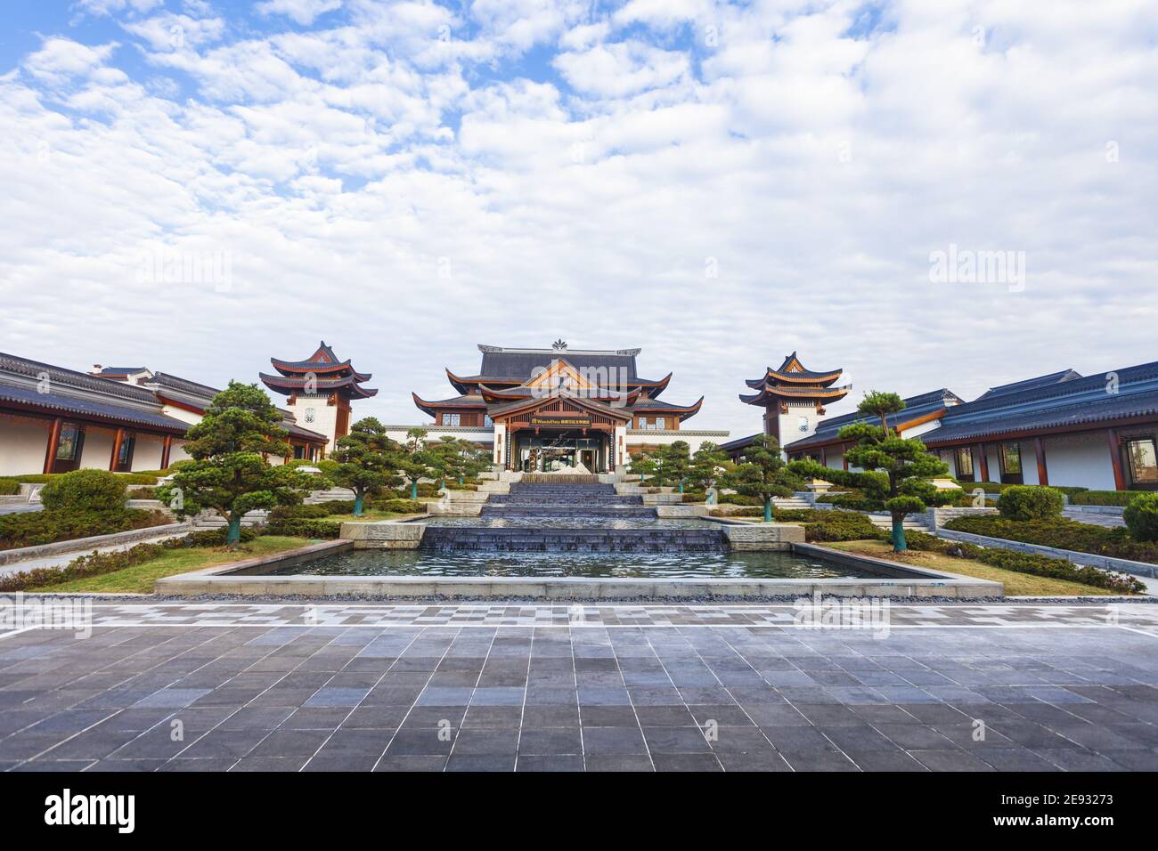 The classical landscape architecture Stock Photo - Alamy