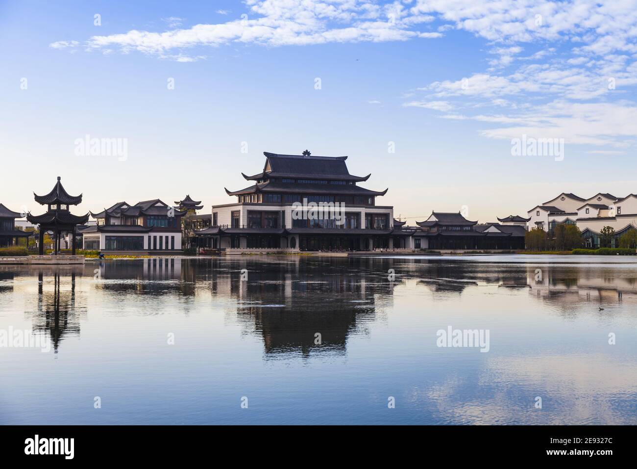 The classical landscape architecture Stock Photo - Alamy