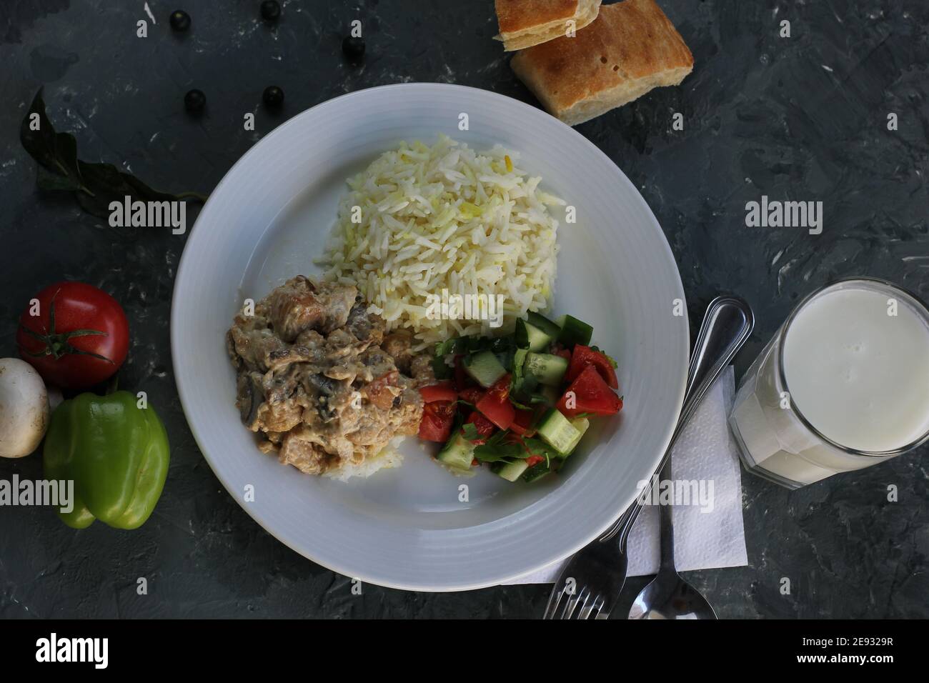 Turkish foods dinner High quality photo Stock Photo - Alamy