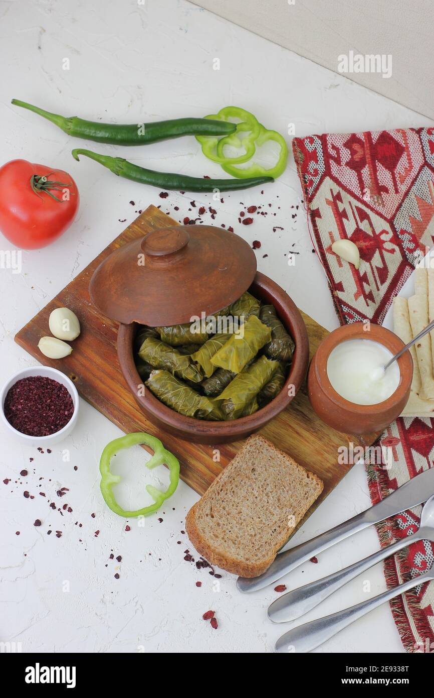 Turkish foods dinner High quality photo Stock Photo - Alamy