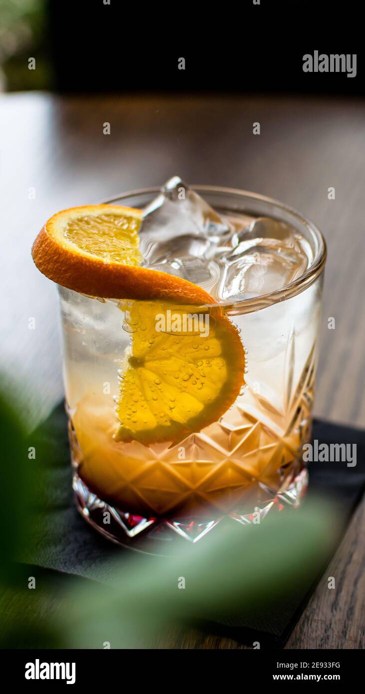 Old fashioned beverage strong hi-res stock photography and images - Alamy