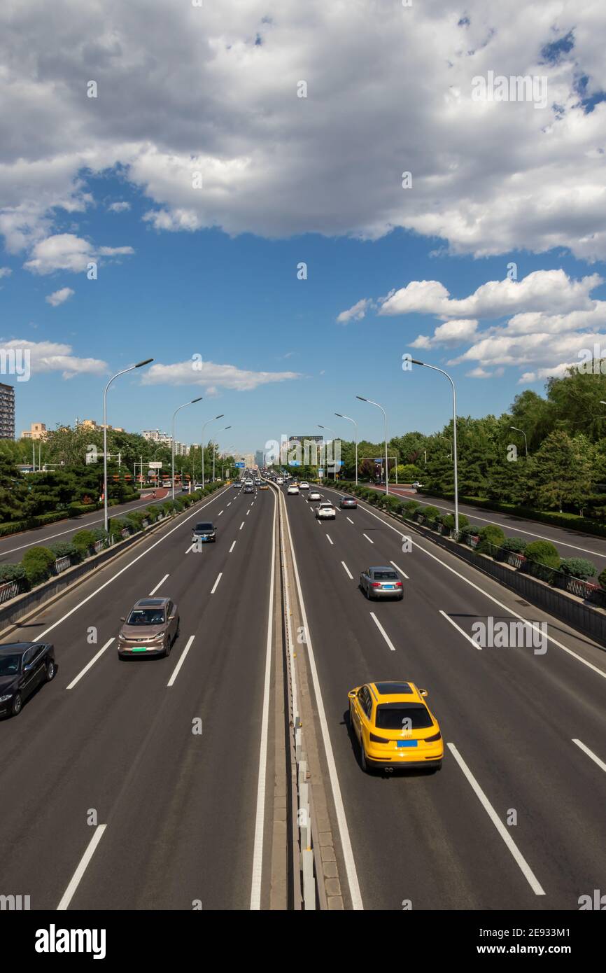 Beijing's second ring road Stock Photo - Alamy