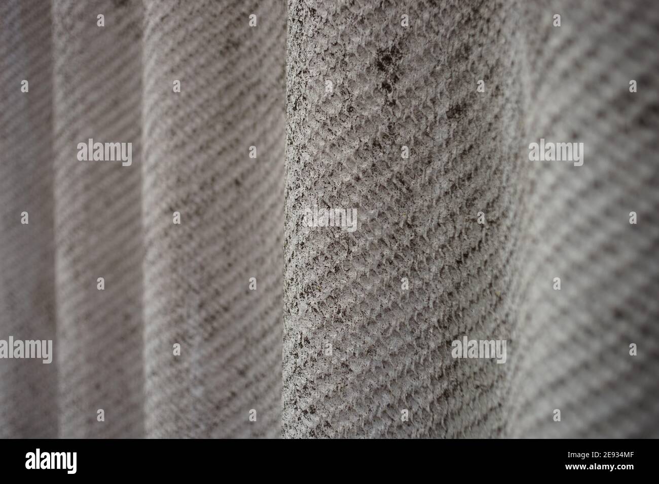 Gray asbestos cement slate sheet. Perspective view Stock Photo - Alamy