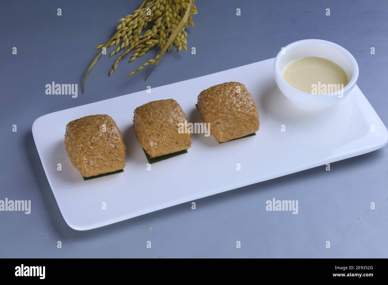 Health rie steamed bread Stock Photo - Alamy