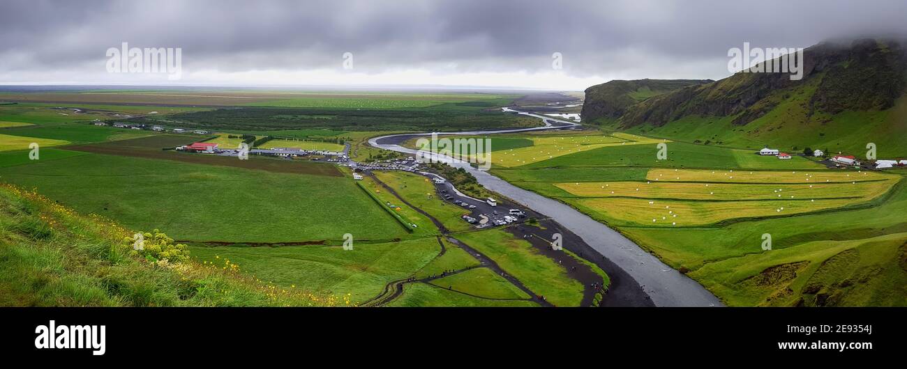 Iceland europe north atlantic travel tourism farm scenery hi-res stock ...
