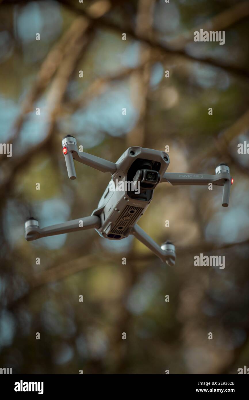 Photos of a Dji Mavic air 2 in the nature with beautiful background ...