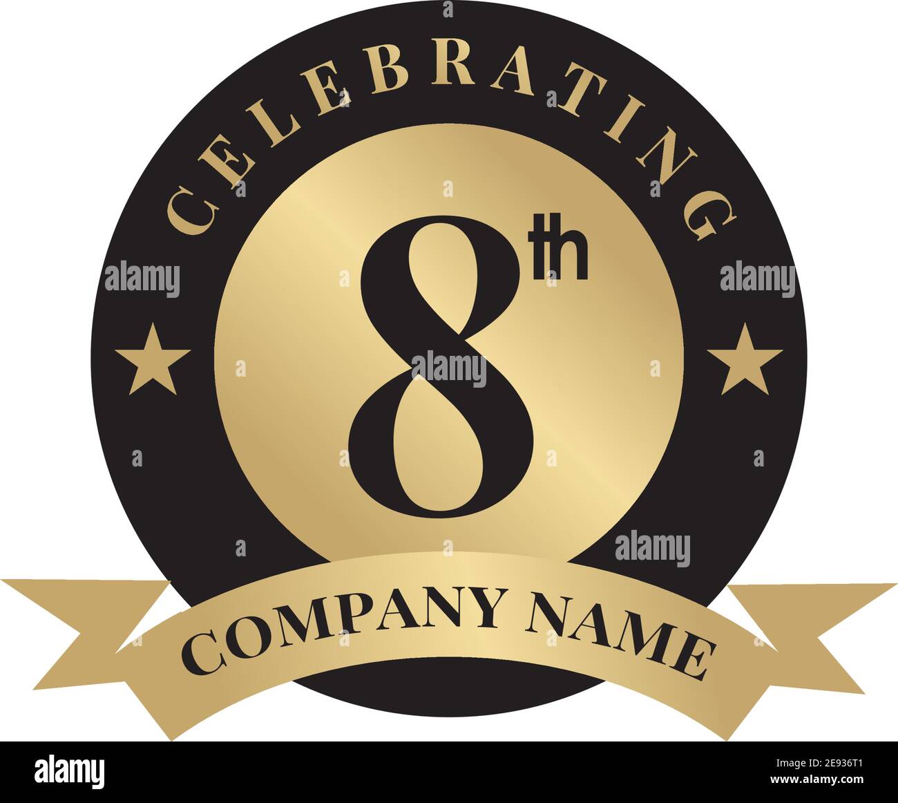 8th Anniversary Logo