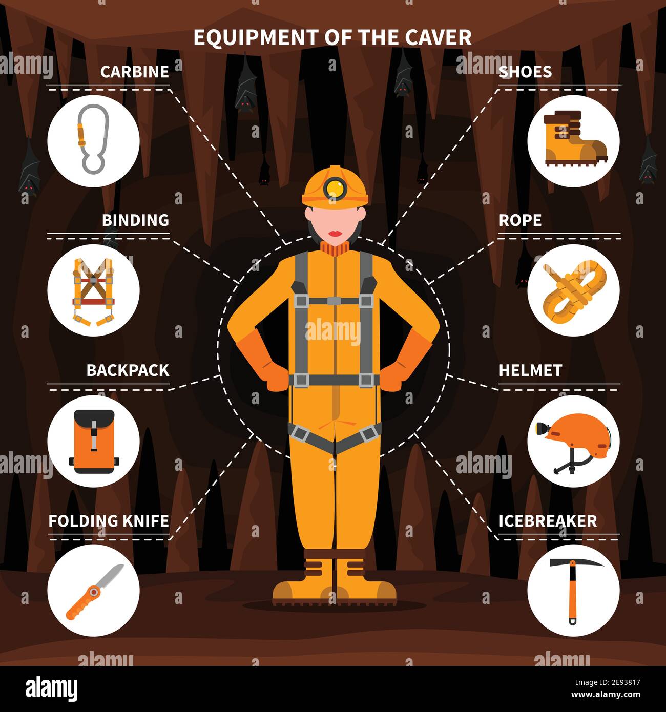 Caving helmet Stock Vector Images - Alamy