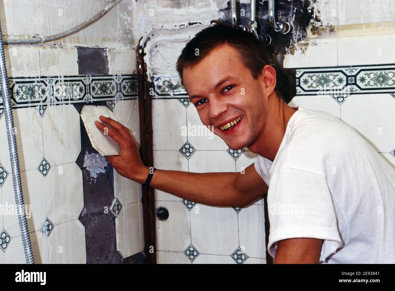 Sebastian Rudolph, deutscher Theater und Filmschauspieler, kachelt das ...