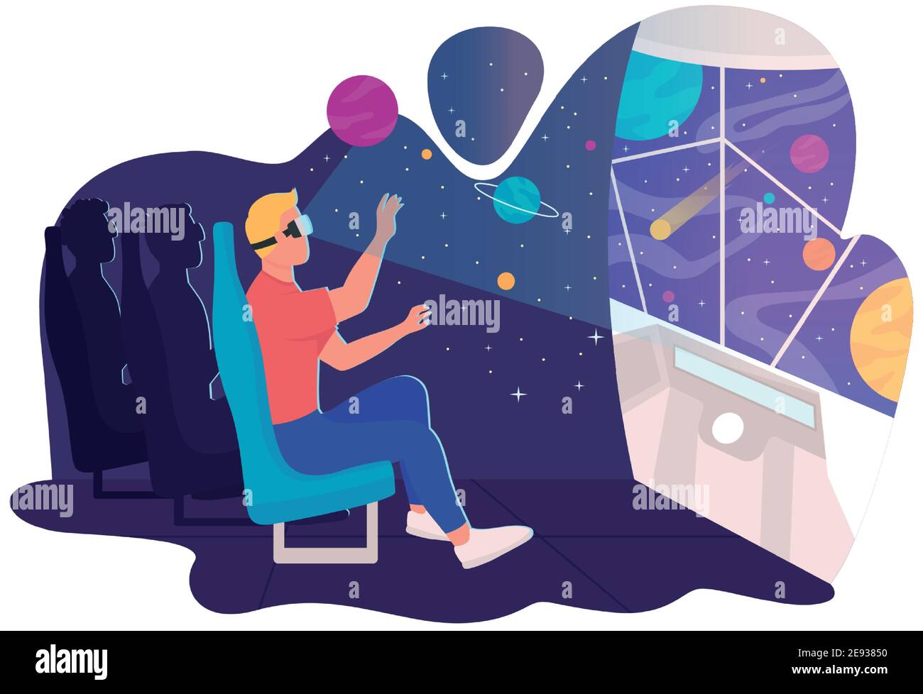 5d and 7d cinema 2D vector web banner, poster Stock Vector Image & Art ...