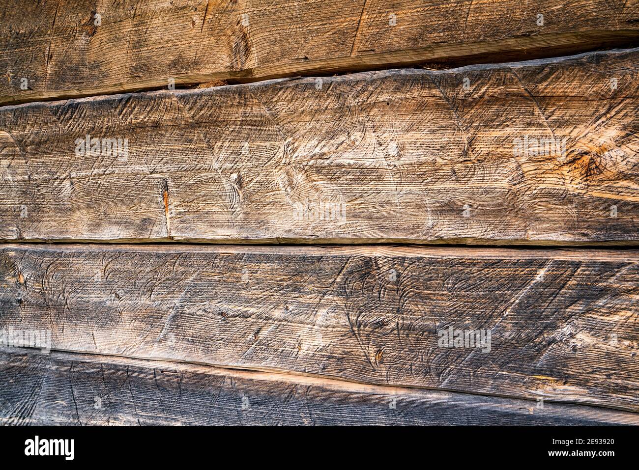 Background of beautiful wet and damp dark textured wood planks Stock ...