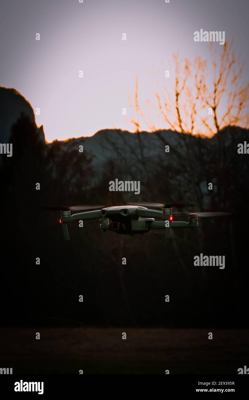 Photos of a Dji Mavic air 2 in the nature with beautiful background ...