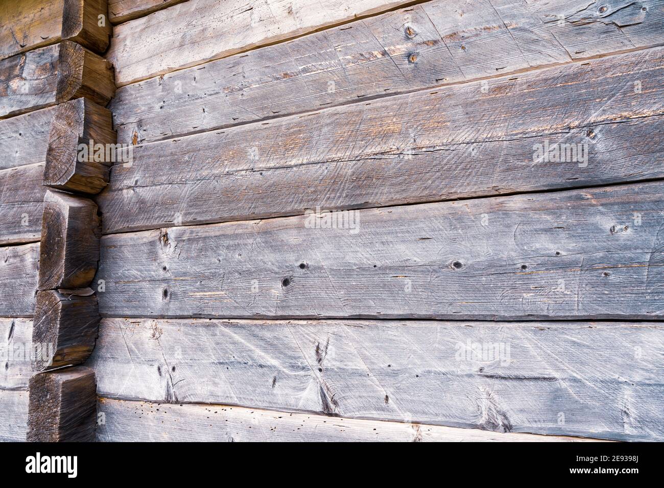 Background of beautiful wet and damp dark textured wood planks Stock ...