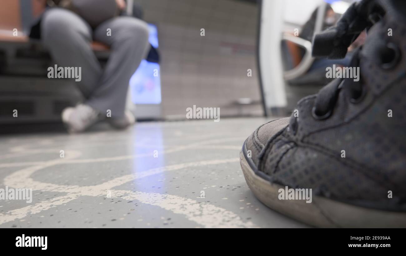 Subway Legs High Resolution Stock Photography and Images - Alamy