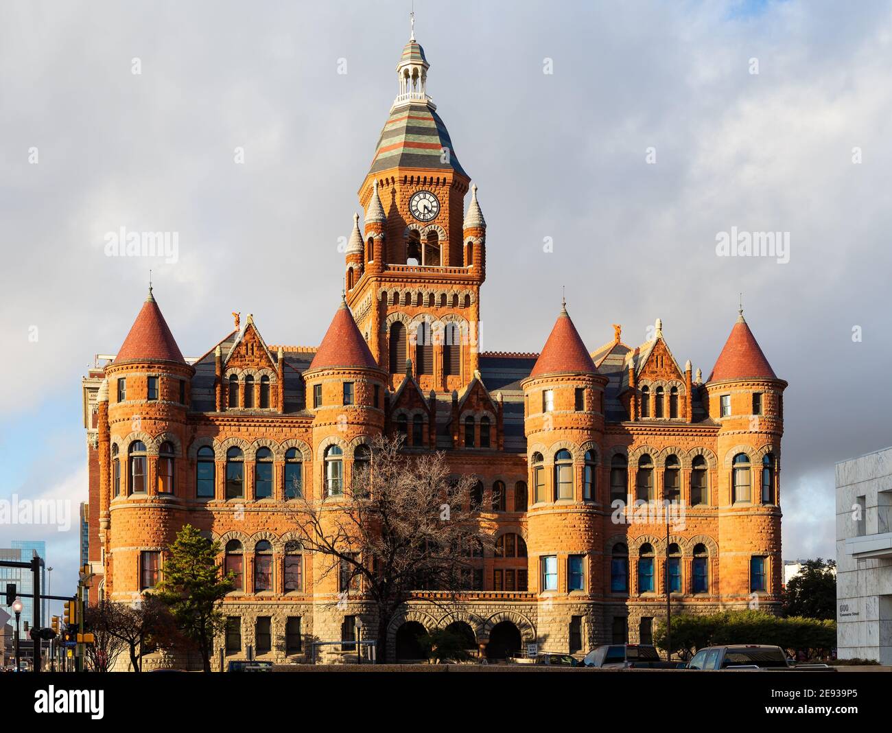 Dallas, TX, USA - December 22, 2013 : Old Red Courthouse at ...