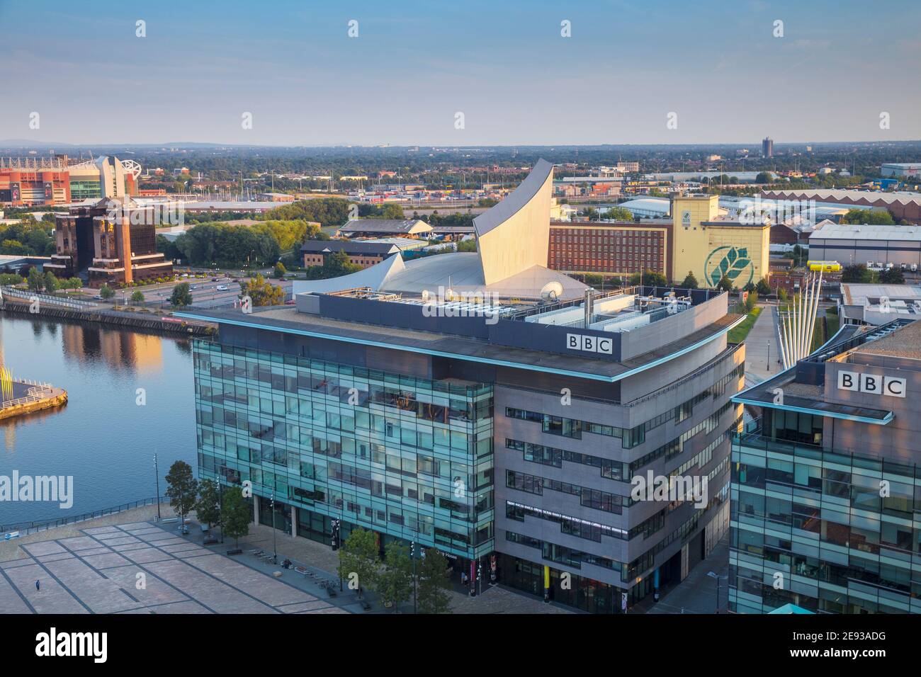 United Kingdom, England, Greater Manchester, Manchester, Salford, View ...