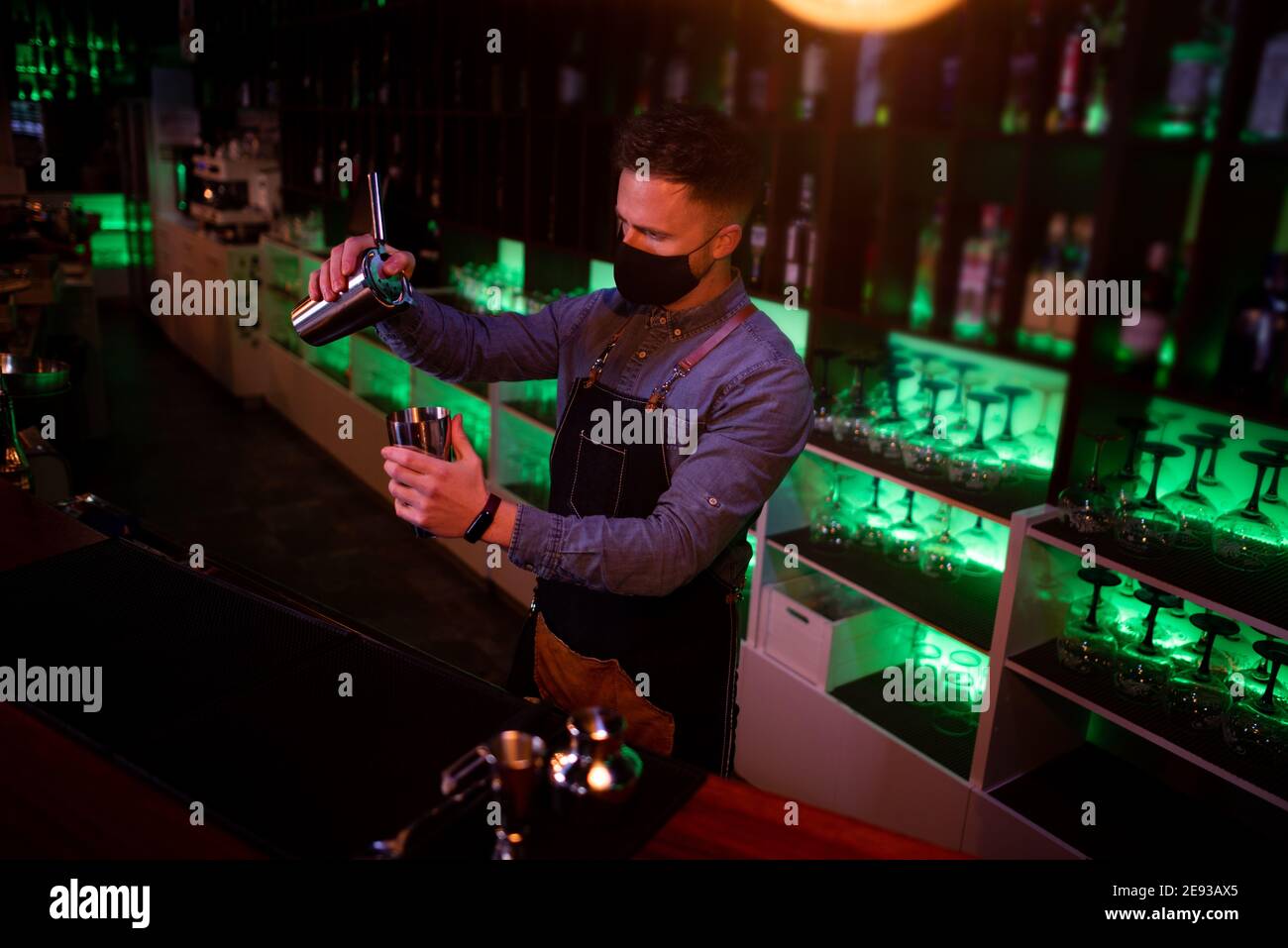 Boy working as a waiter hi-res stock photography and images - Alamy