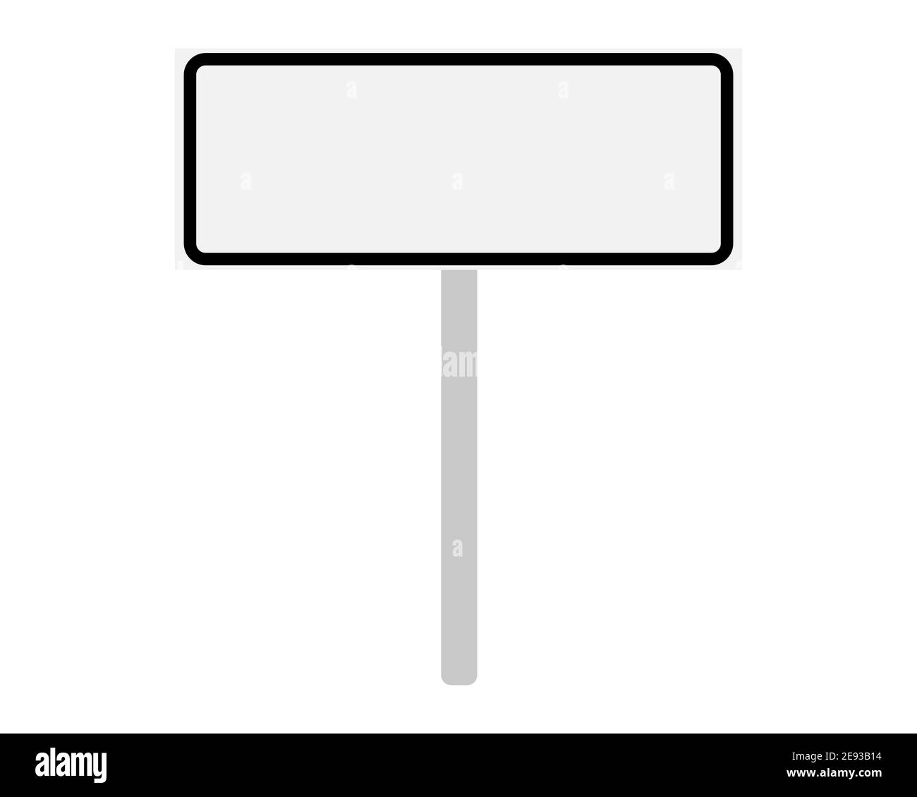 Road sign of Italy on white Stock Photo - Alamy