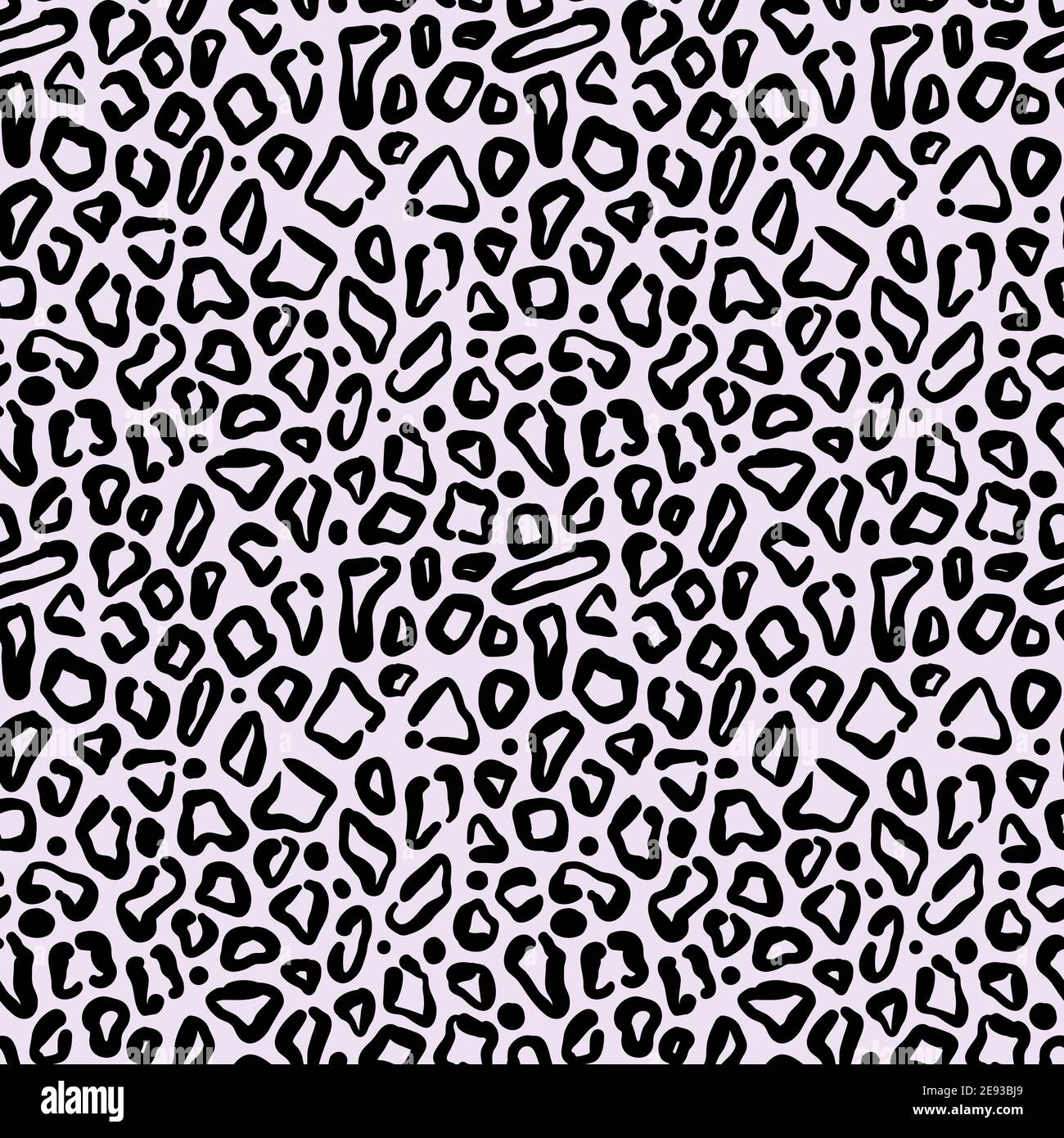 Seamless hand drawn ink pattern. Creative endless background with blots ...