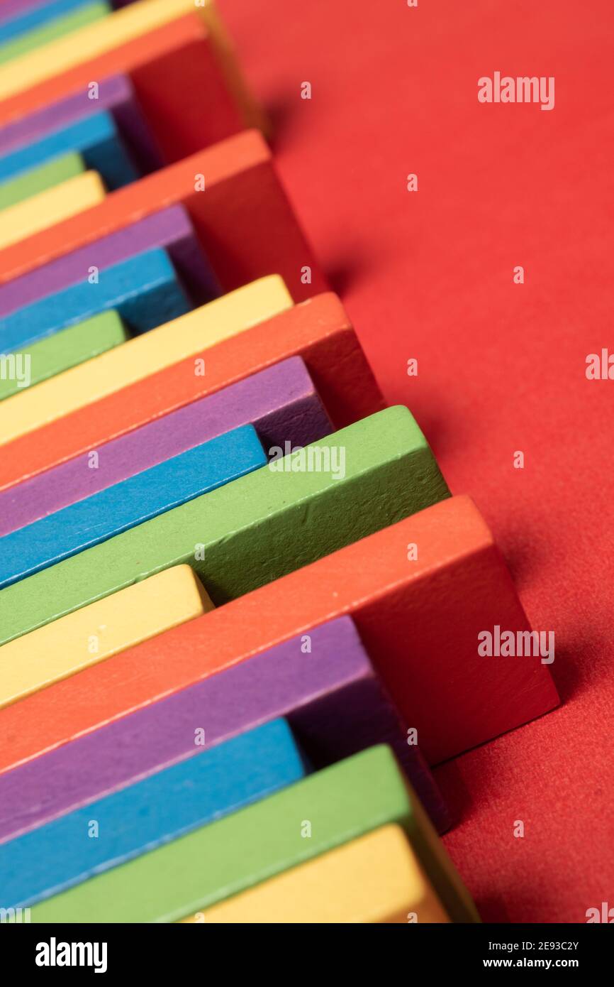 Domino blocks hi-res stock photography and images - Alamy