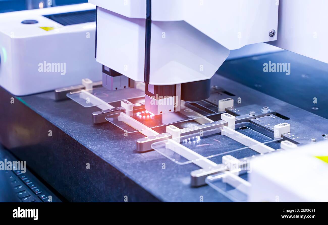 Robotic machine vision system in phone factory Stock Photo - Alamy Robotic machine vision system in phone factory Stock Photo - Alamy