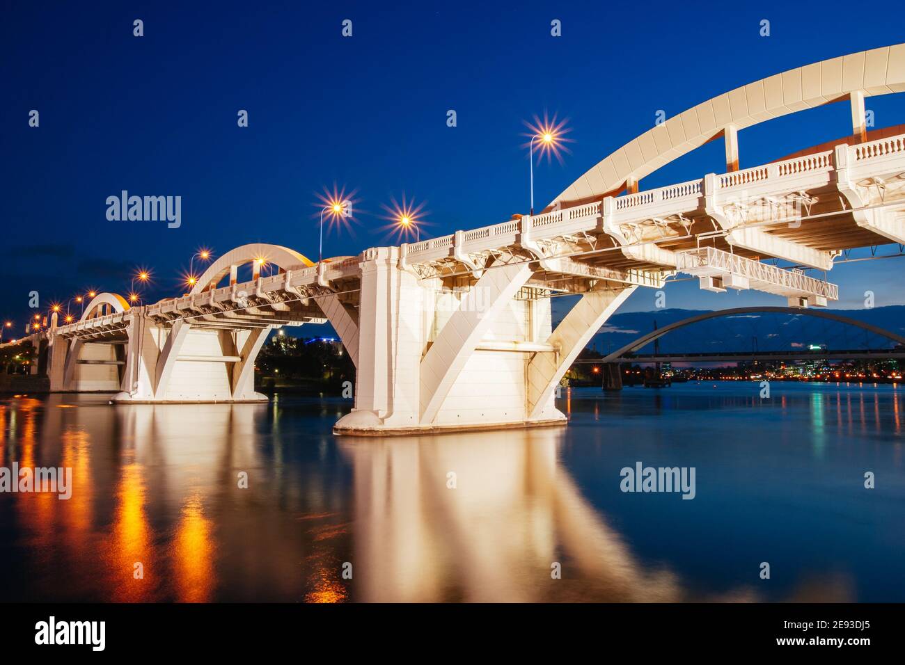 William Jolly Bridge and Brisbane Skyline Australia Stock Photo - Alamy