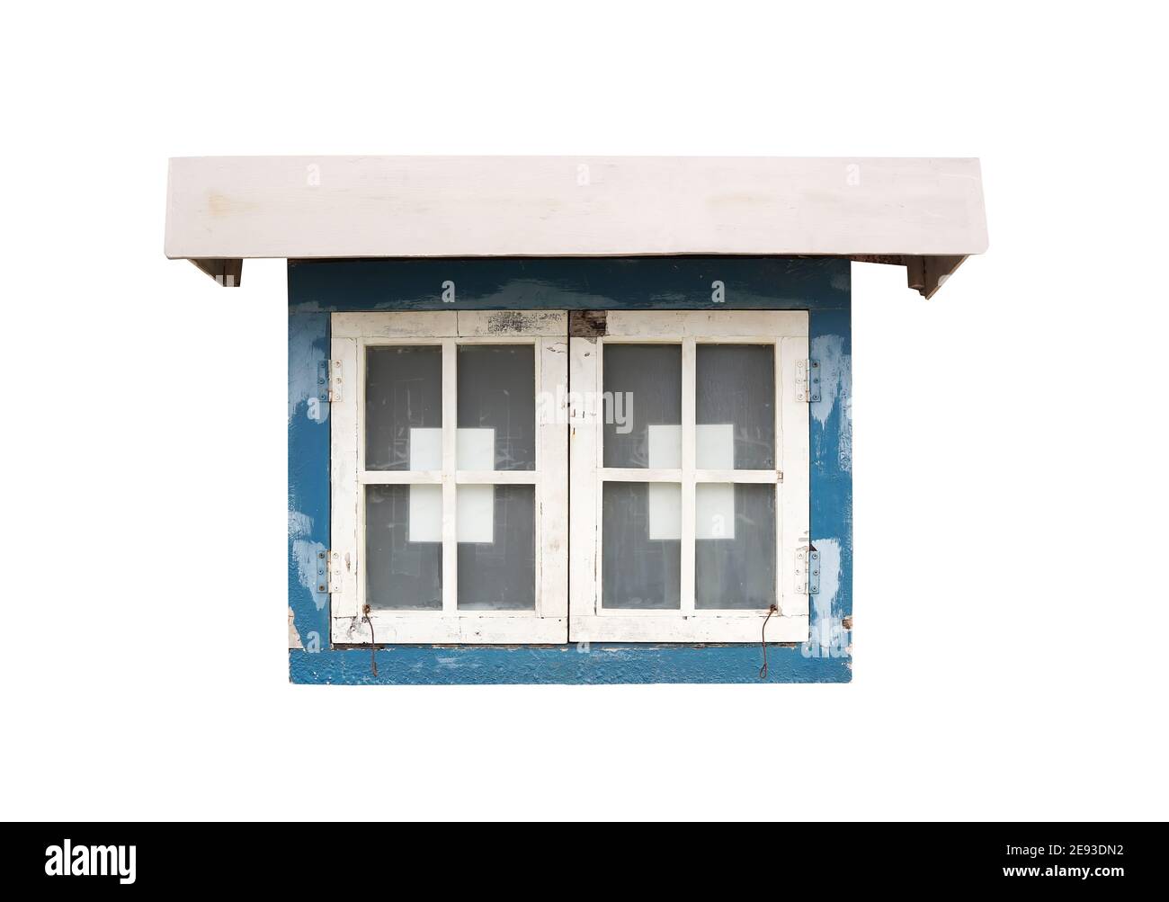 Wooden window village cottage house Stock Photo - Alamy
