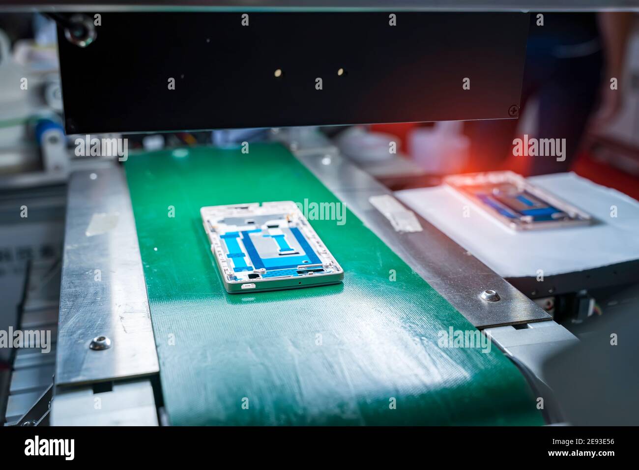 intelligence machine working in mobile phone factory,Smart factory ...