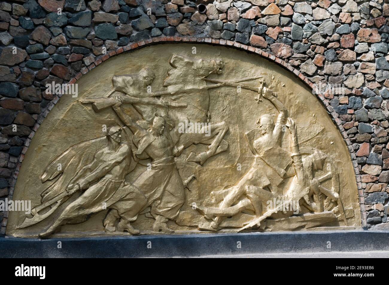 Monument in honor of battle between troops of Khmelnytsky and Polish ...