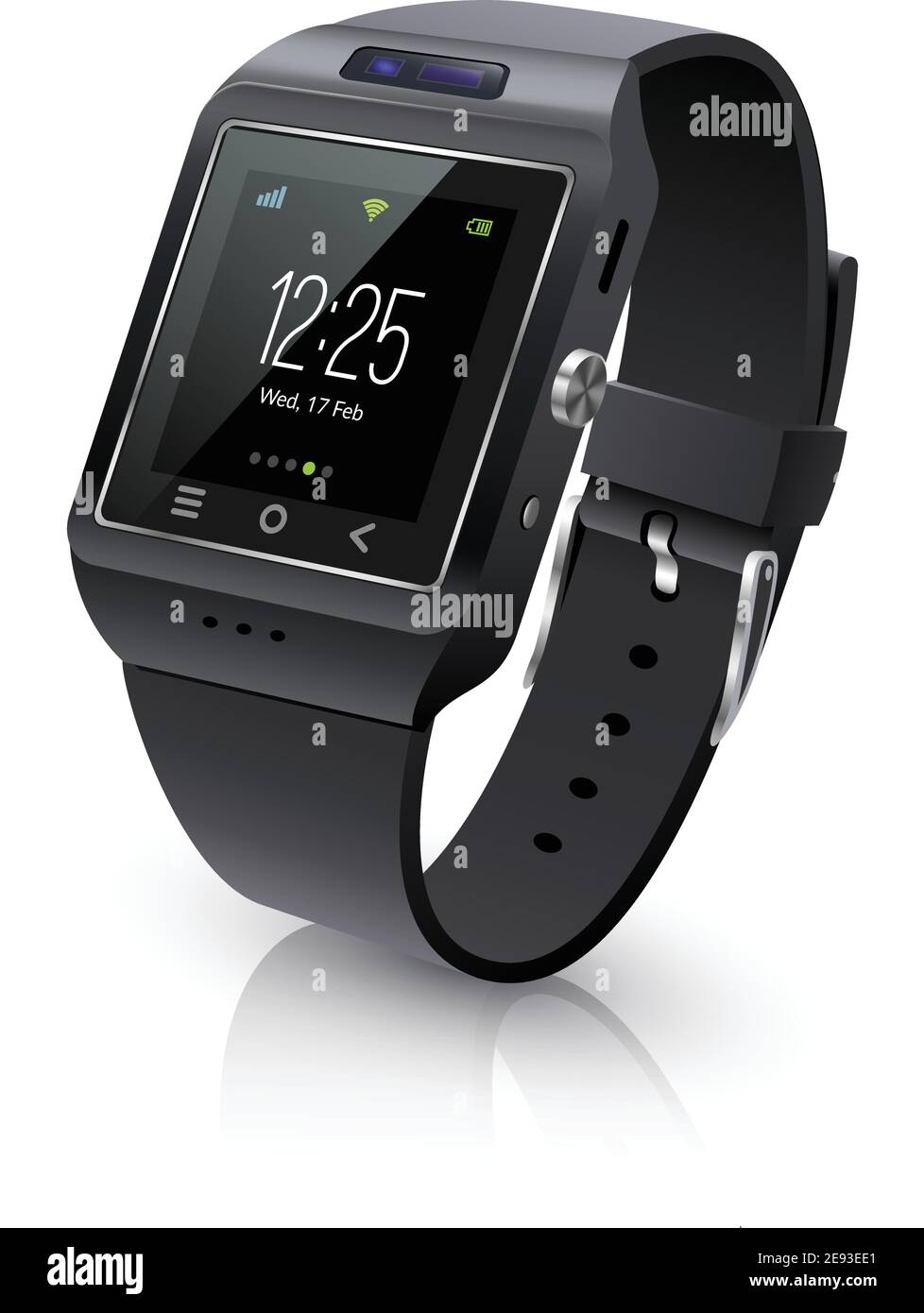 Smartwatch wearable computer accessory for timekeepnig and basic tasks ...