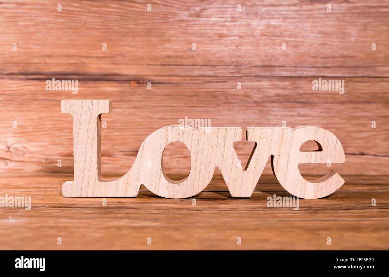 Word love written with wooden letters hi-res stock photography and ...