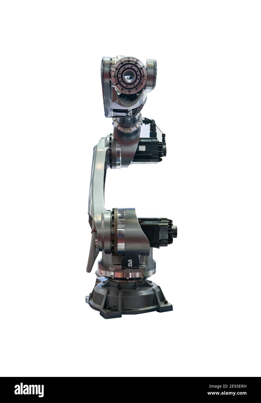 robotic arm for industry isolated on white Stock Photo - Alamy