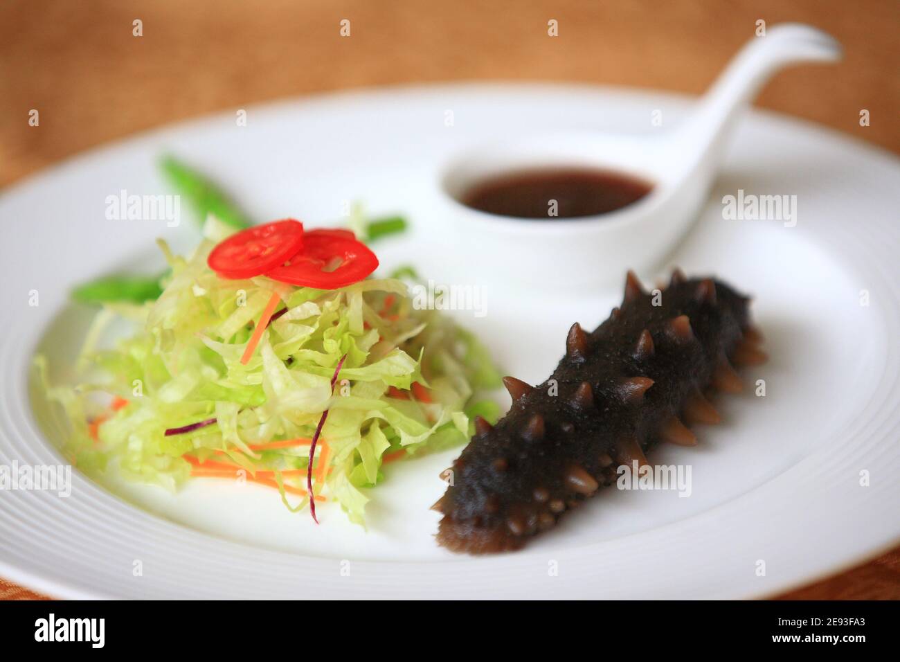 The sea cucumber Stock Photo - Alamy