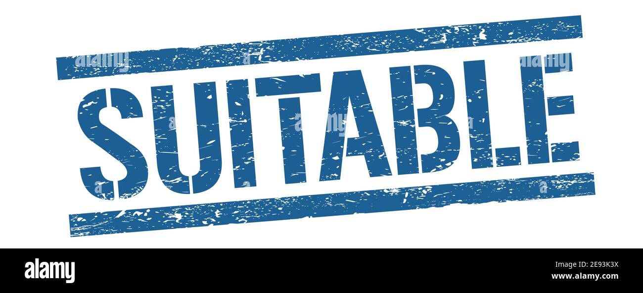 Suitable stamp hi-res stock photography and images - Alamy