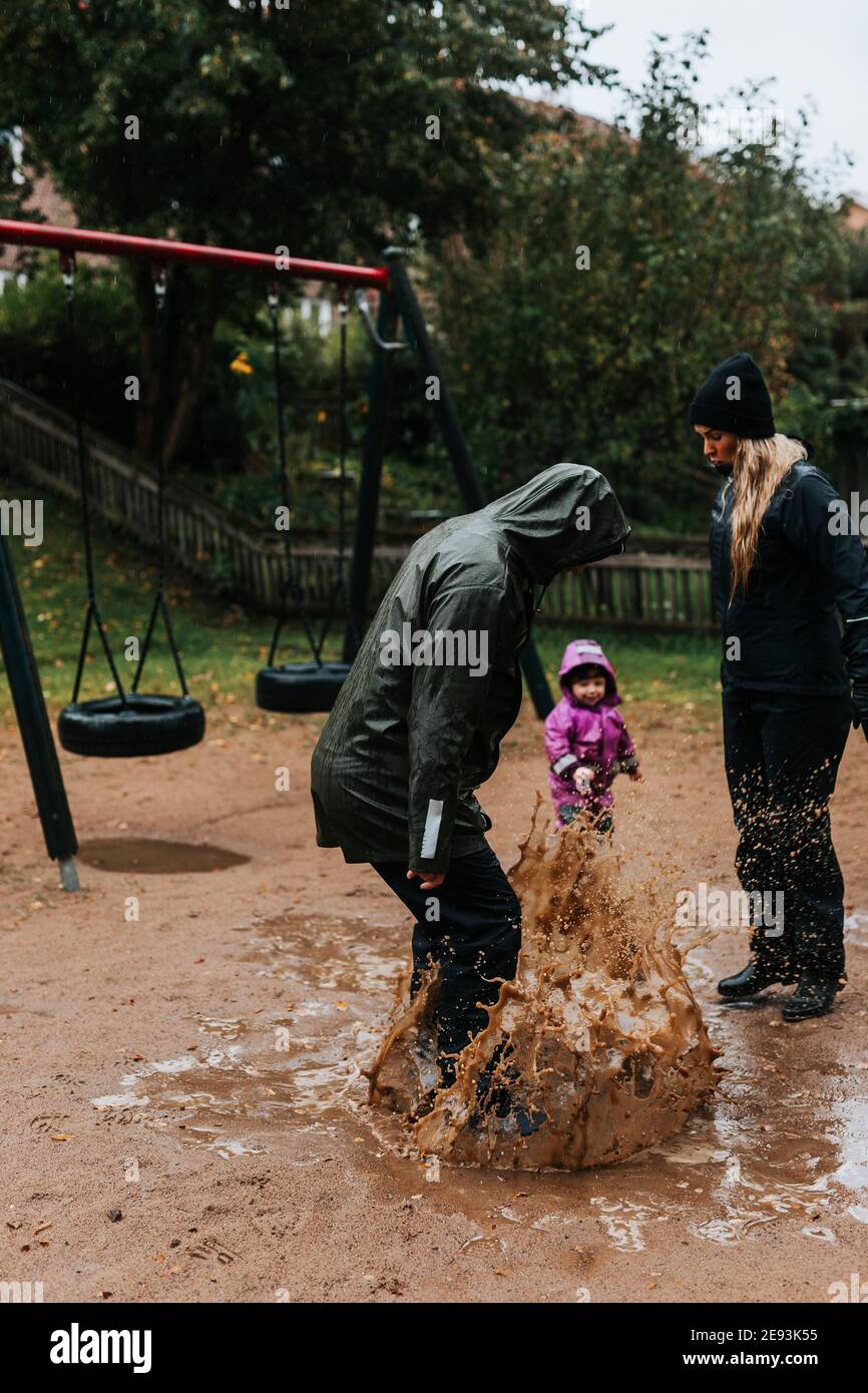 Man puddle hi-res stock photography and images - Alamy